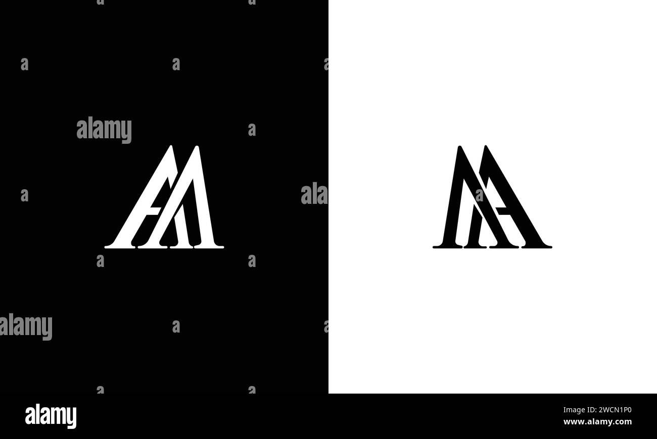 AA simple letter logo design Stock Vector Image & Art - Alamy