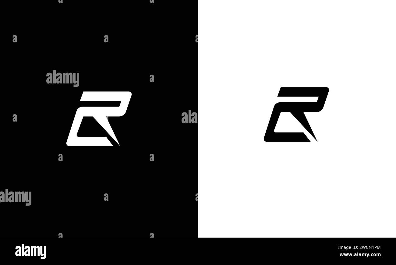 CR illustration monogram vector logo template Stock Vector Image & Art ...