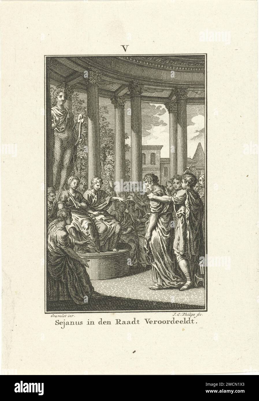 SEANANUS TER DOOD SOLDIELD, Jan CaMAR Philips, After Hubert Franque ...