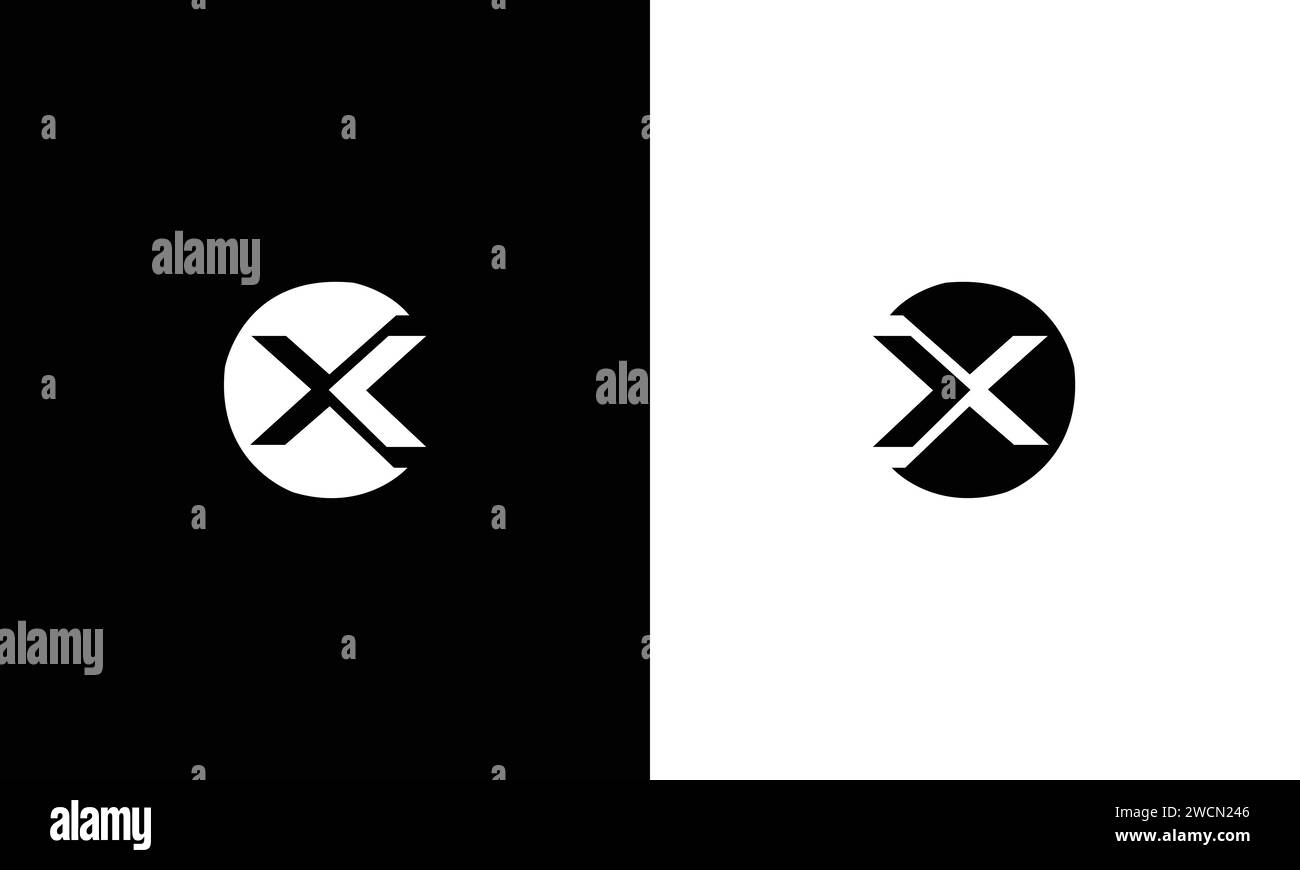 Letter X Logo Design Abstract Template Stock Vector Image & Art - Alamy
