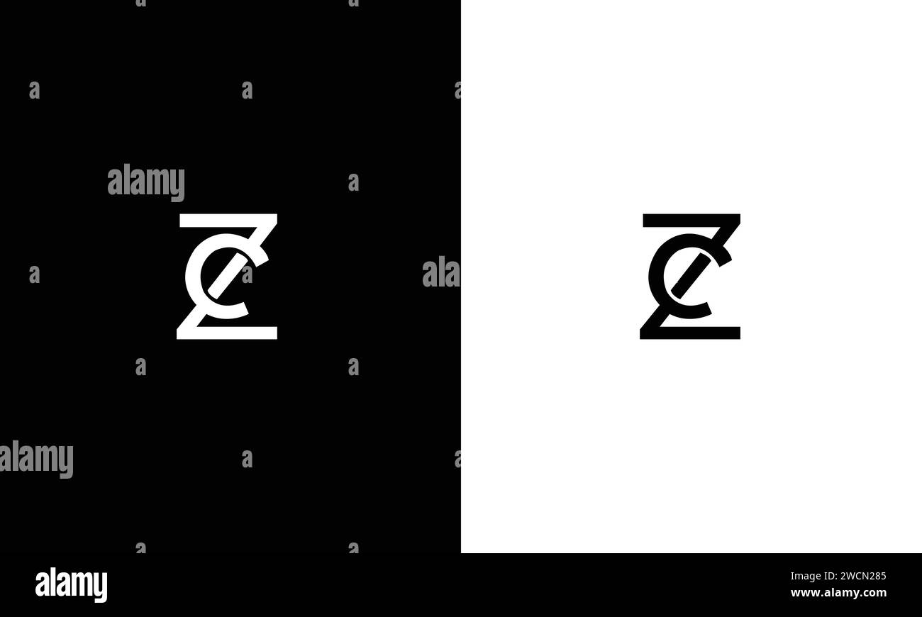 Letter ZC Logo Image, Alphabet letters logo zc letter logo template for ...