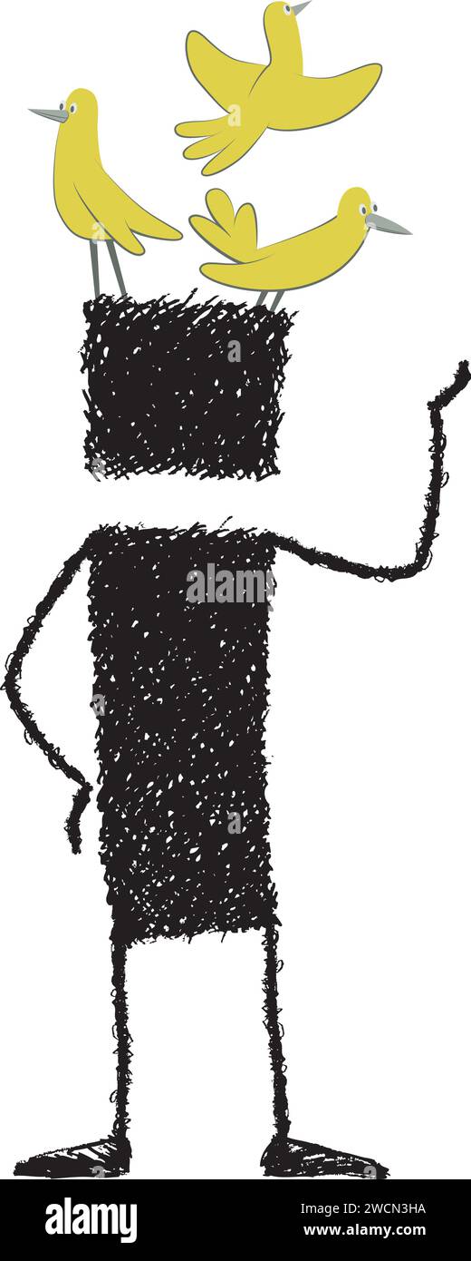 Several birds Stock Vector Images - Alamy