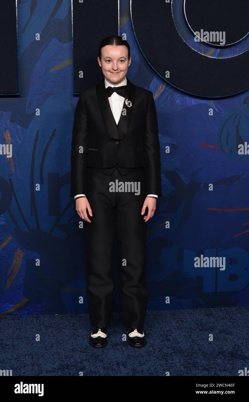 Bella Ramsey attends the HBO and Max reception following the 75th ...