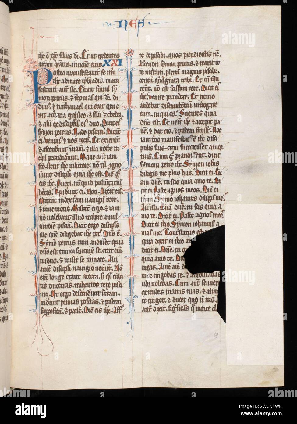 Aarau Aargauer Kantonsbibliothek Mswettf 2 F 89r Biblia Sacra