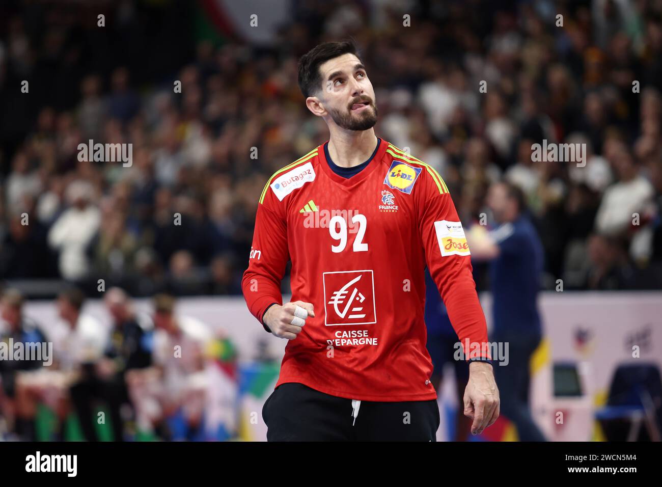 Berlin, Allemagne. 16th Jan, 2024. Remi Desbonnet of France during the ...