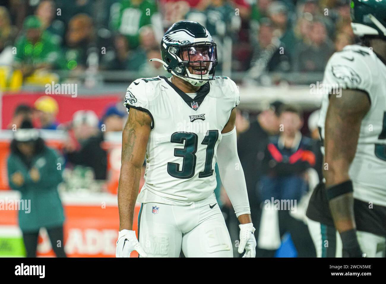 Tampa Bay, Florida, USA, January 15, 2024, Philadelphia Eagles player ...