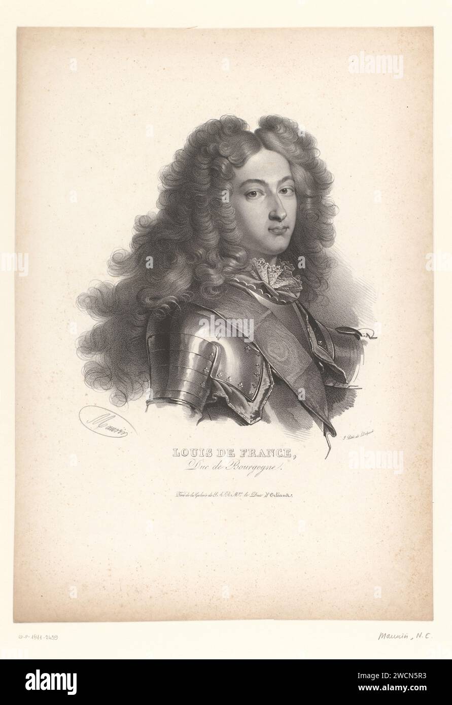 Portrait of Lodewijk, Duke of Burgundy, Dauphin van France, Nicolas ...