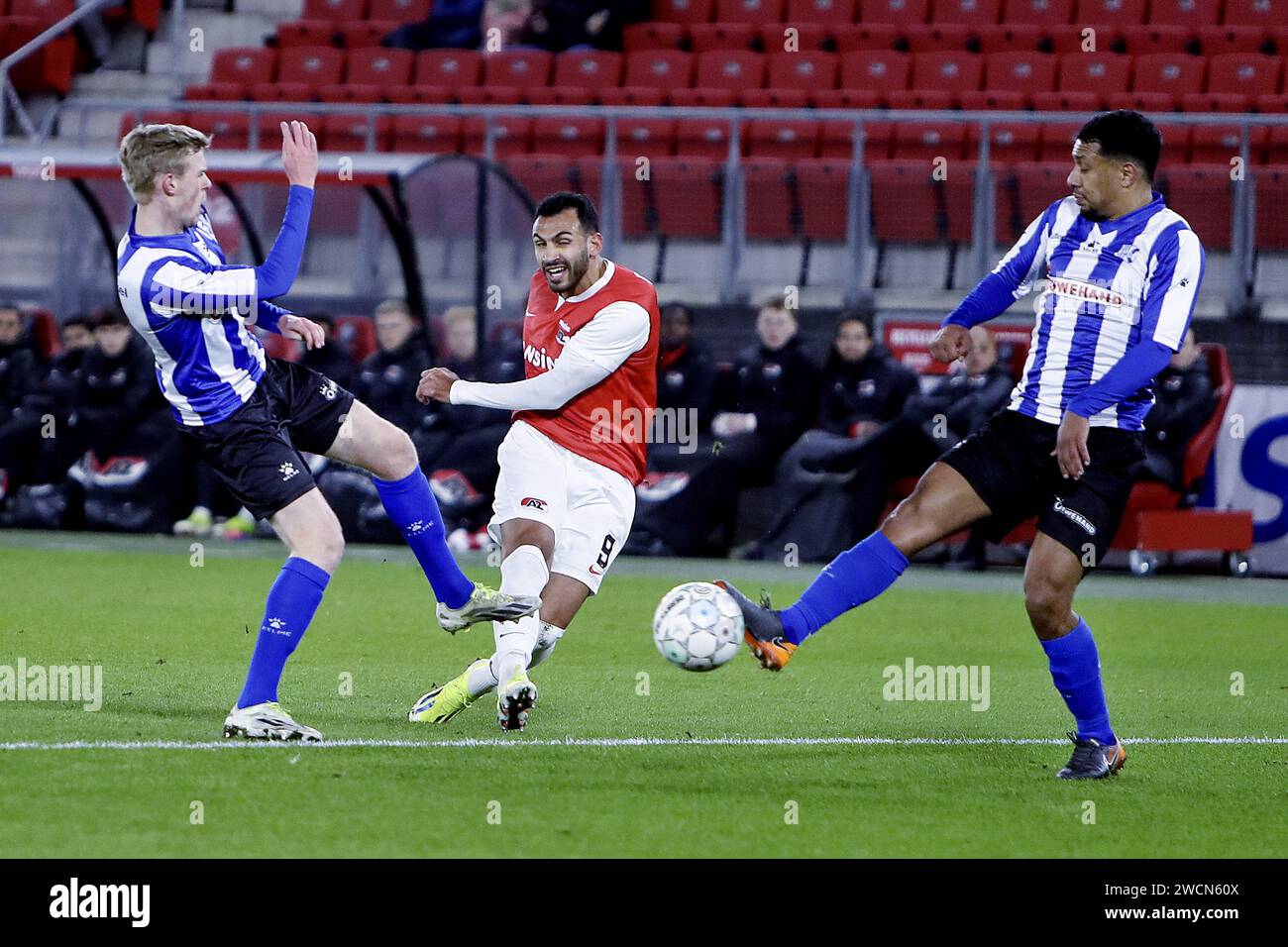 Alkmaar, Netherlands. 16th Jan, 2024. ALKMAAR - 16-01-2024, AFAS ...