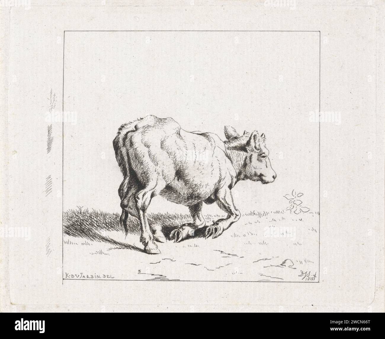 Establishing Kalf, Diederik Jan Singendonck, after Karel du Jardin ...