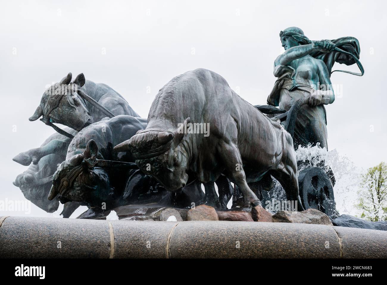 Gefion Fountain in Copenhagen, Denmark Stock Photo - Alamy
