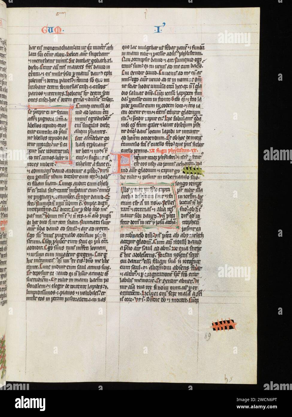 Aarau, Aargauer Kantonsbibliothek, MsWettF 9, f. 89r – Petrus Comestor ...