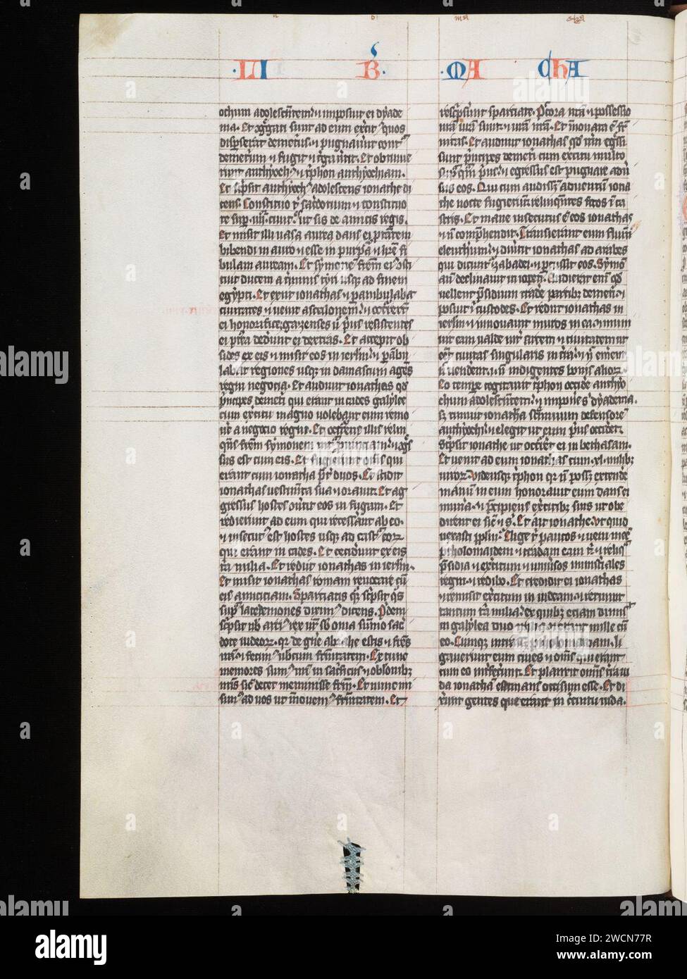 Aarau, Aargauer Kantonsbibliothek, MsWettF 9, f. 163v – Petrus Comestor, Alexander de Villa Dei ...