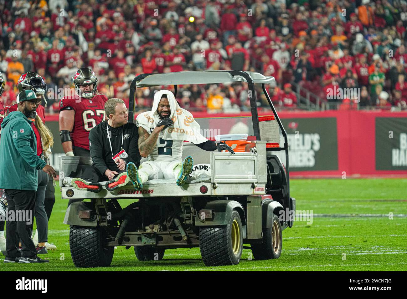 Tampa Bay, Florida, USA, January 15, 2024, Philadelphia Eagles player ...