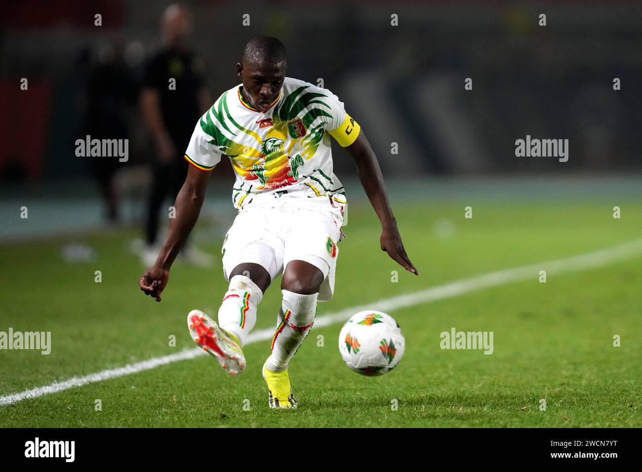 South Africa's Nyiko Mobbie kicks the ball during the African Cup of ...