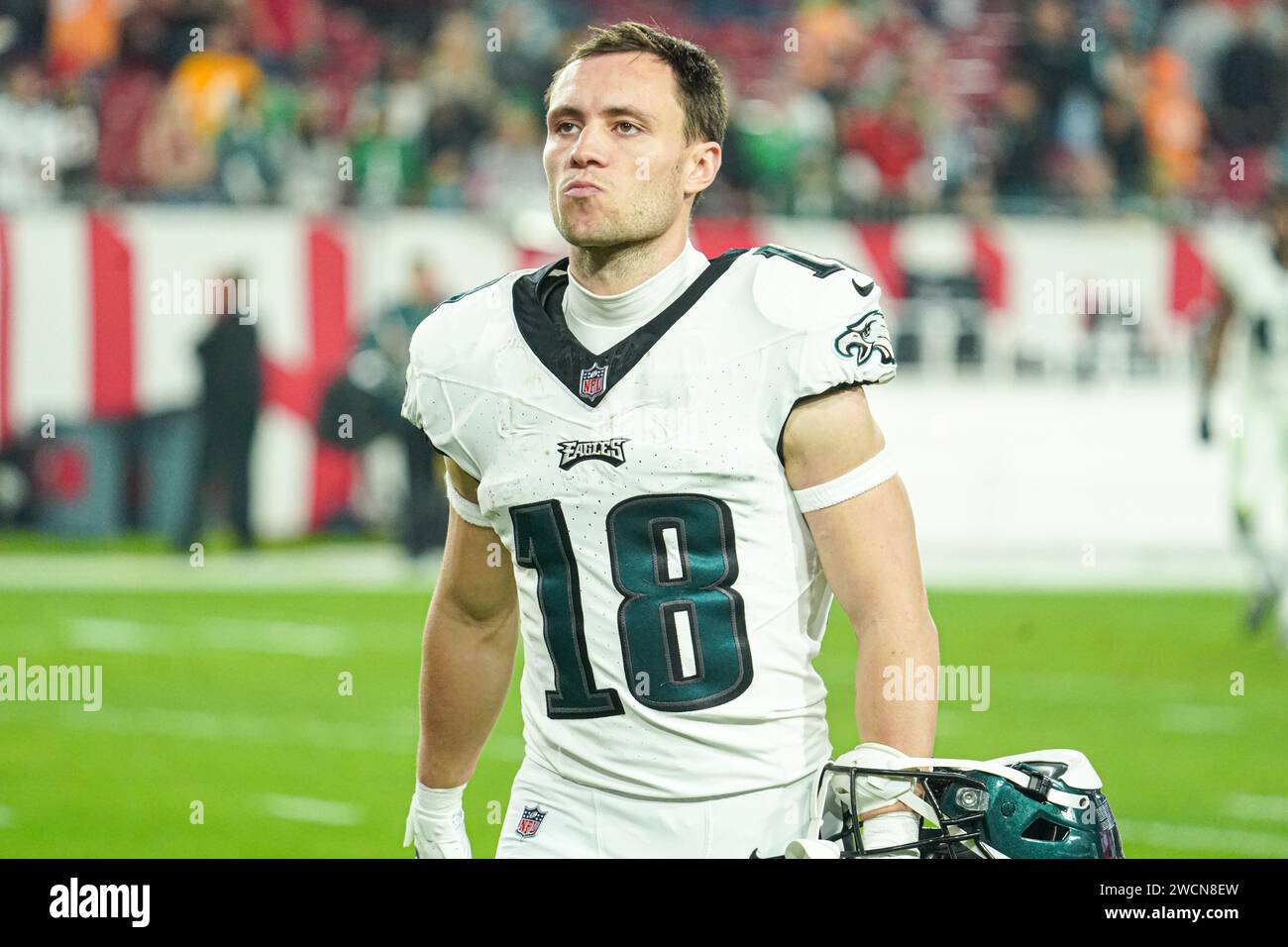 Tampa Bay, Florida, USA, January 15, 2024, Philadelphia Eagles player ...
