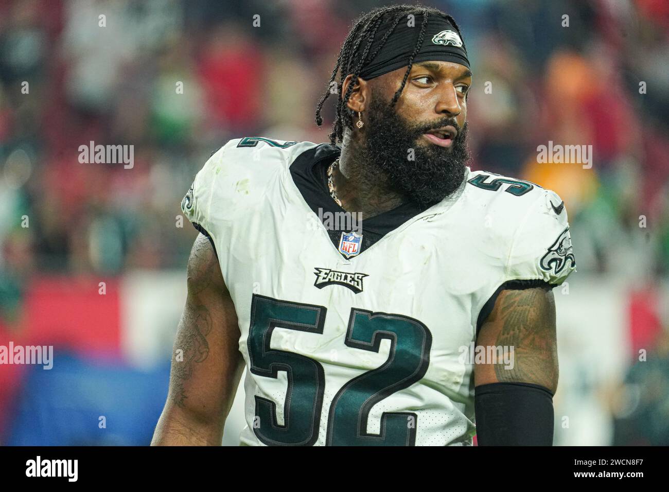 Tampa Bay, Florida, USA, January 15, 2024, Philadelphia Eagles player ...