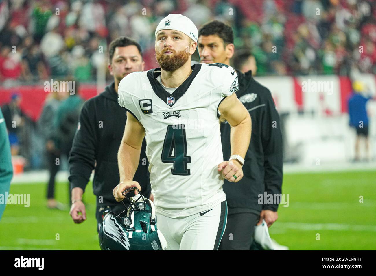 Tampa Bay, Florida, USA, January 15, 2024, Philadelphia Eagles player ...