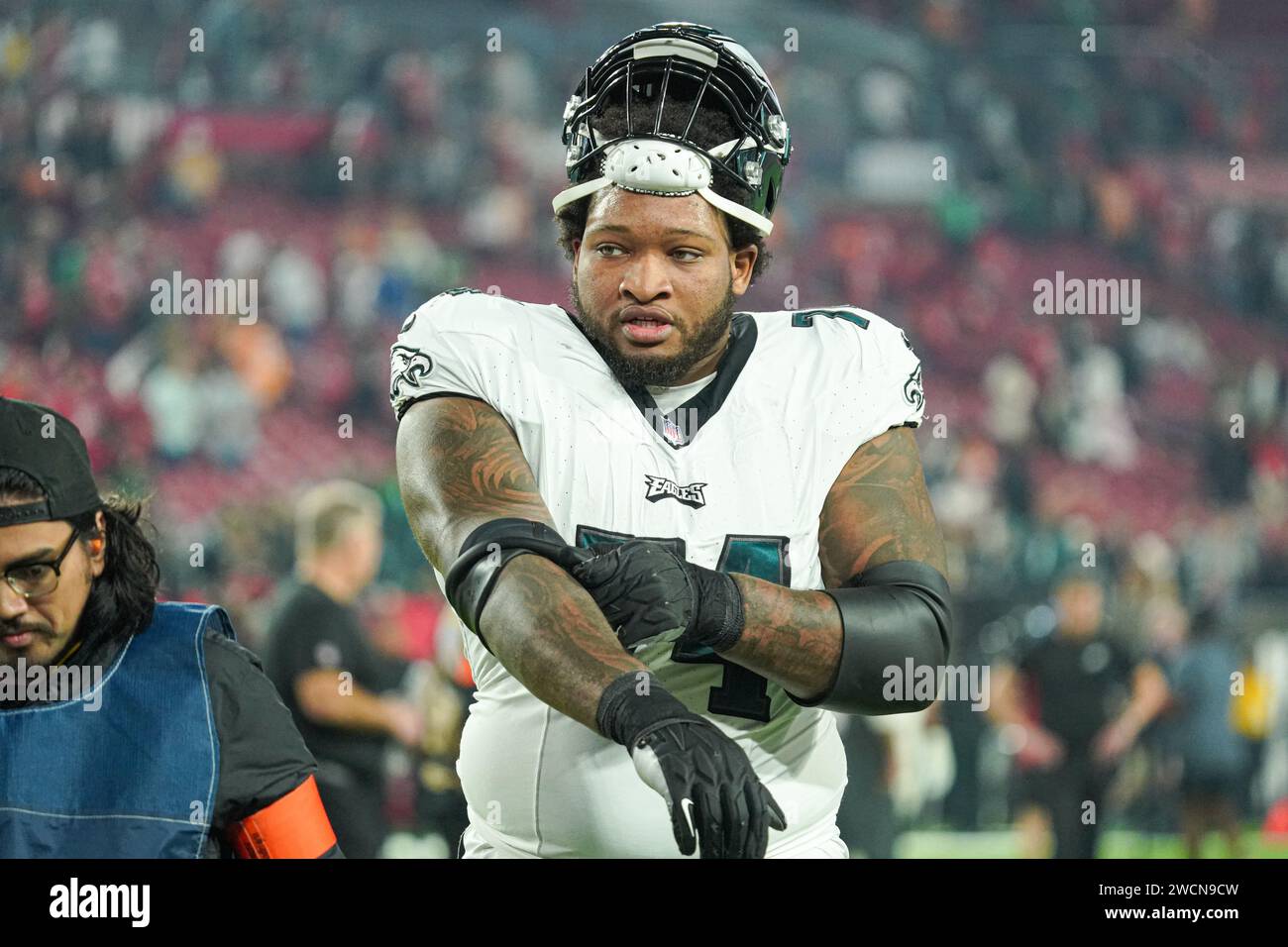 Tampa Bay, Florida, USA, January 15, 2024, Philadelphia Eagles player ...