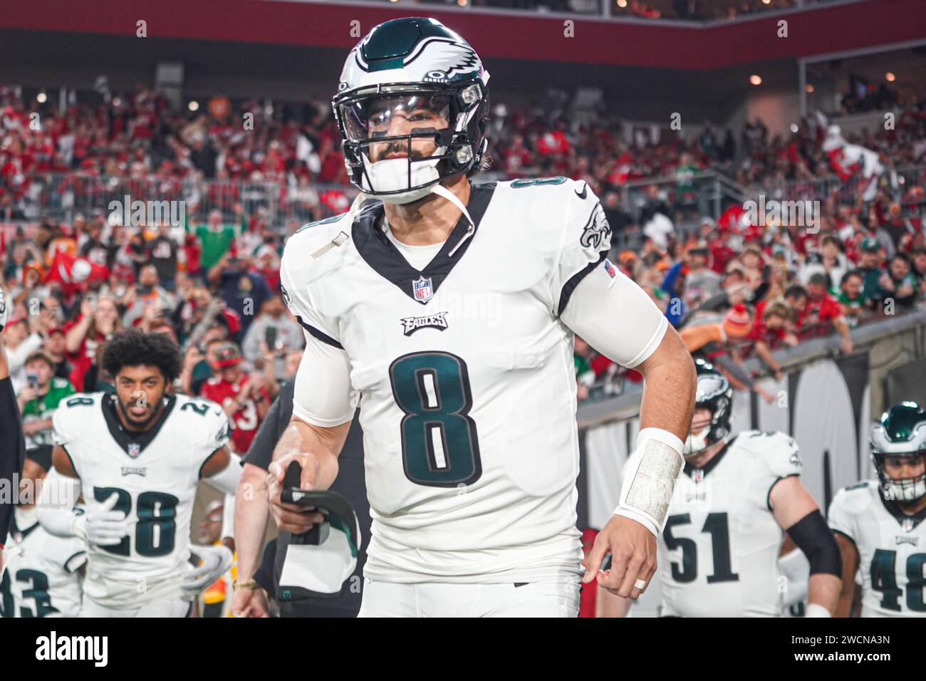 Tampa Bay, Florida, USA, January 15, 2024, Philadelphia Eagles player ...