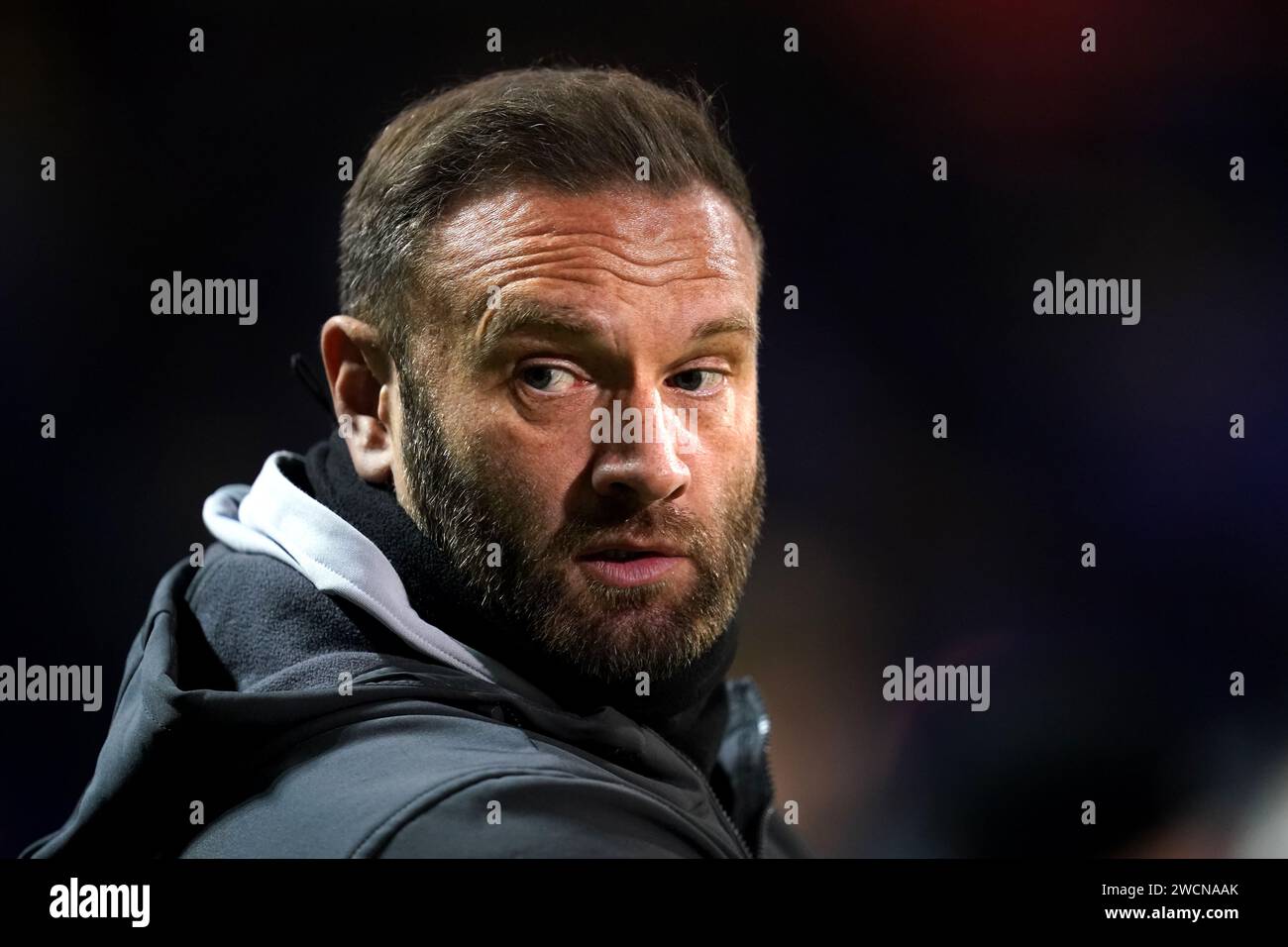 Bolton Wanderers manager Ian Evatt before the Emirates FA Cup third ...