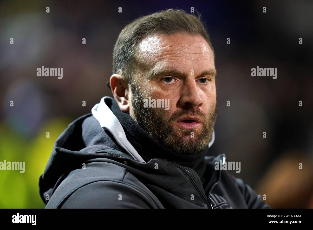 Bolton Wanderers manager Ian Evatt before the Emirates FA Cup third ...