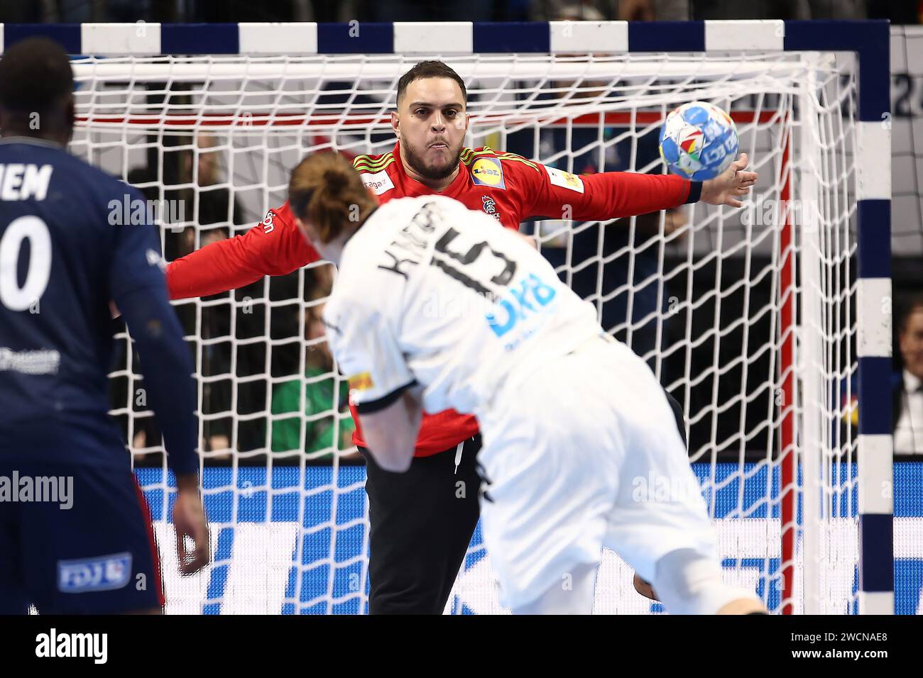 Berlin, Allemagne. 16th Jan, 2024. Samir Bellahcene of France during ...