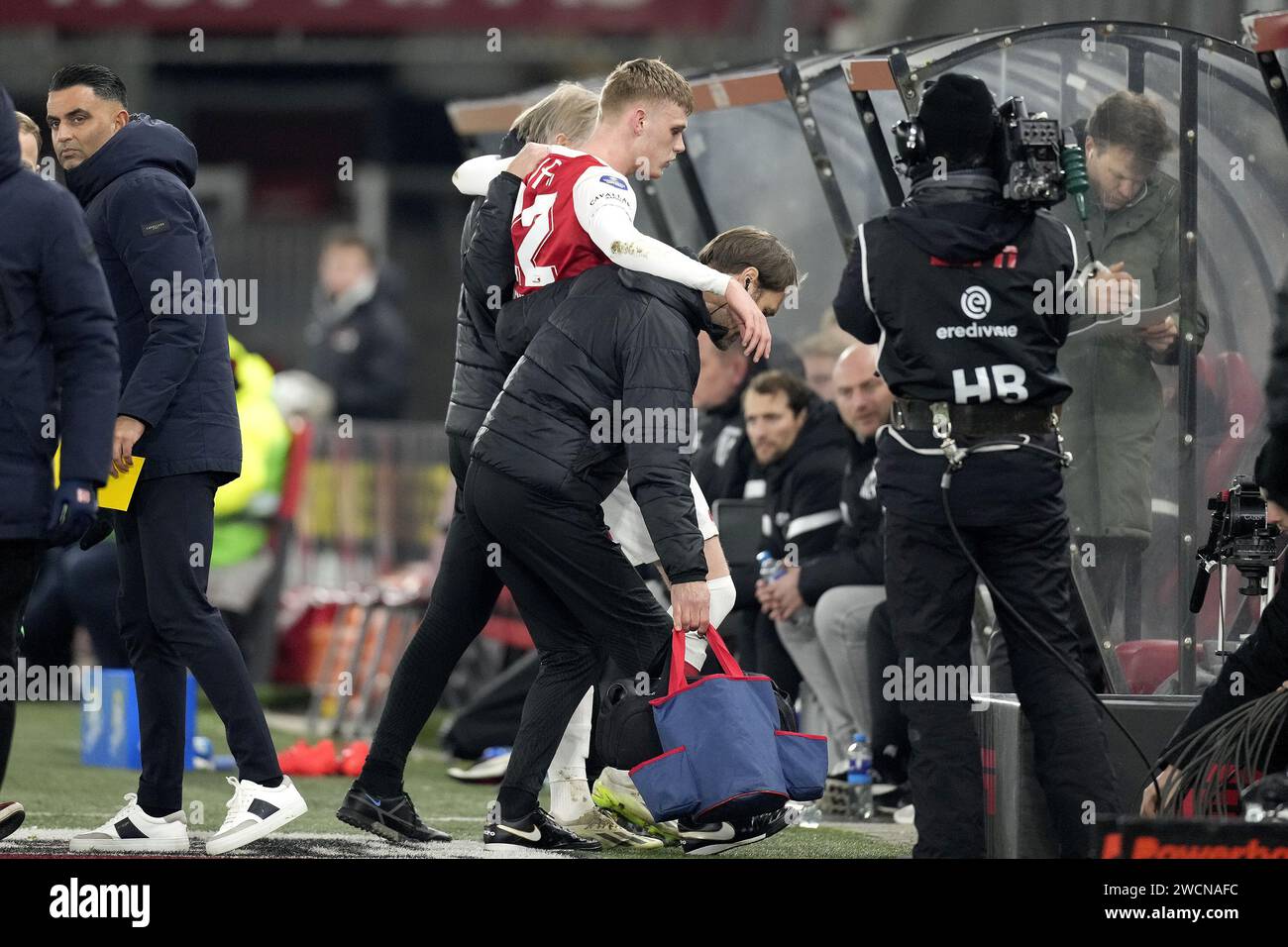 ALKMAAR - Maxim Dekker of AZ Alkmaar during the TOTO KNVB Cup match ...