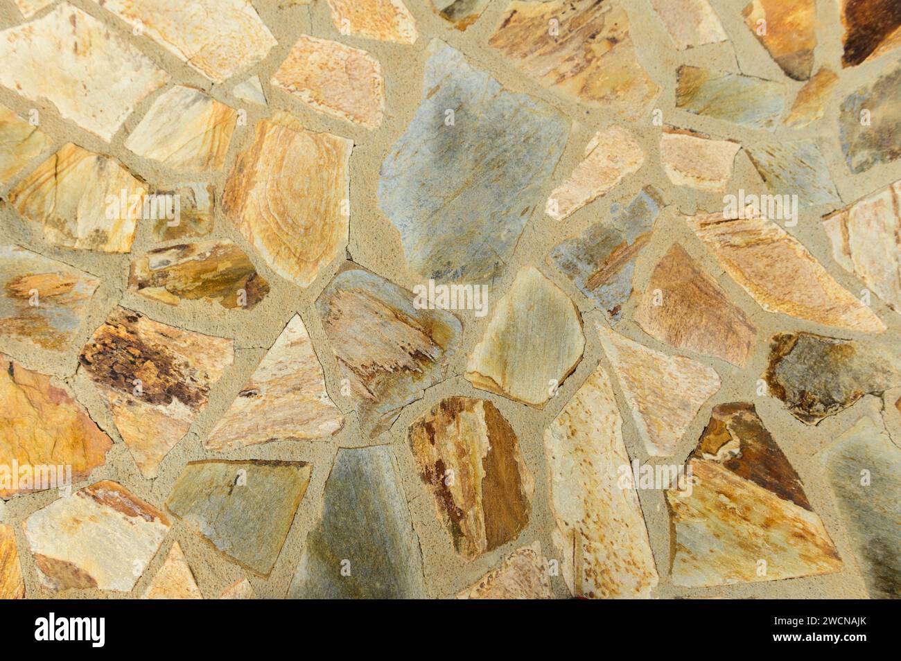 paving slabs made of real stone as a background 5 Stock Photo - Alamy