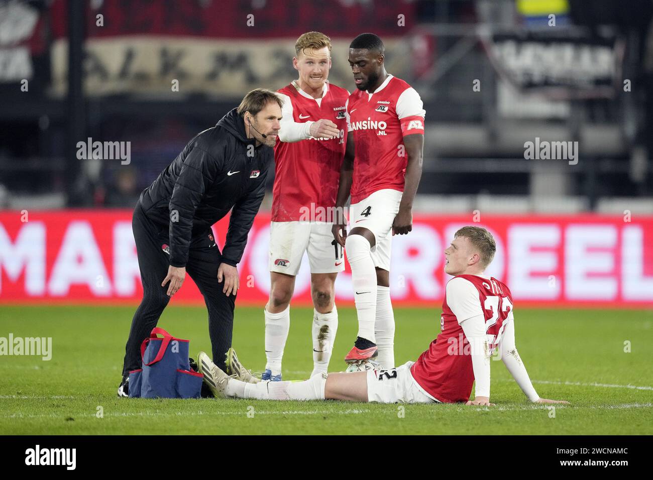 ALKMAAR - Maxim Dekker of AZ Alkmaar during the TOTO KNVB Cup match ...