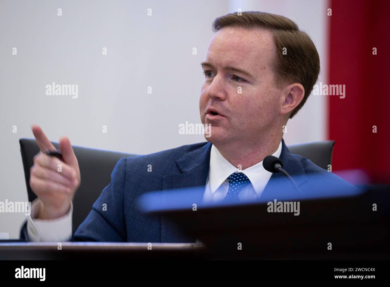 Florida State Sen. Clay Yarborough is seen during a hearing at the ...