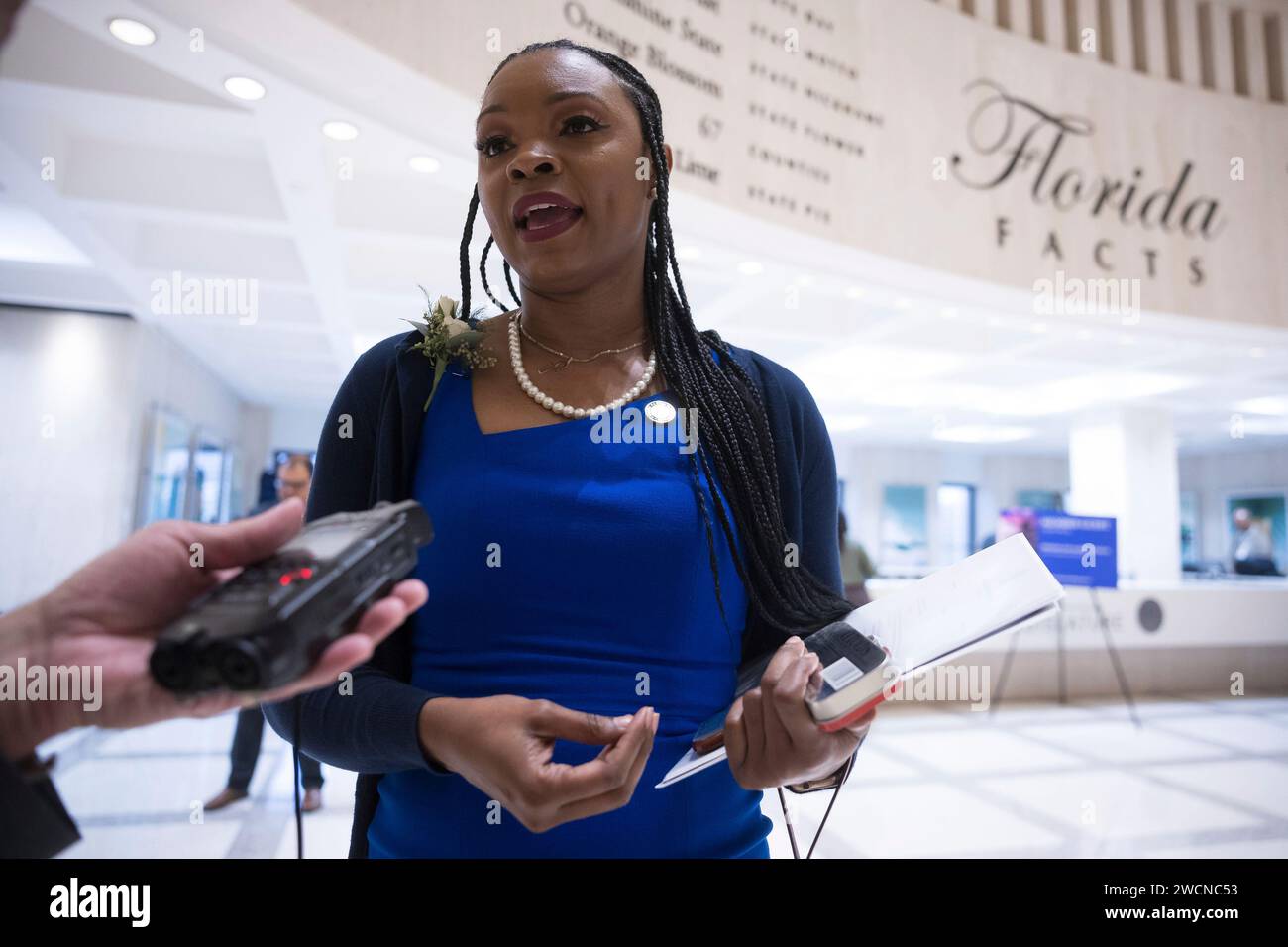 Florida State Rep. Ashley Gantt is seen at the Florida State Capitol in ...