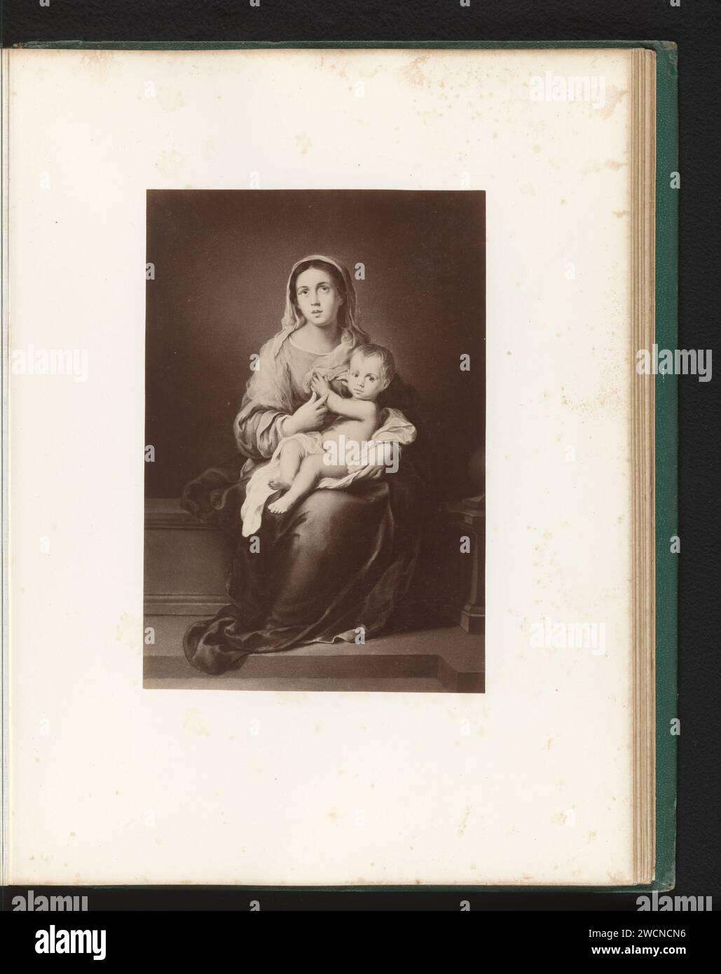 Photo production of the Maria painting with child by Murillo, Anonymous ...