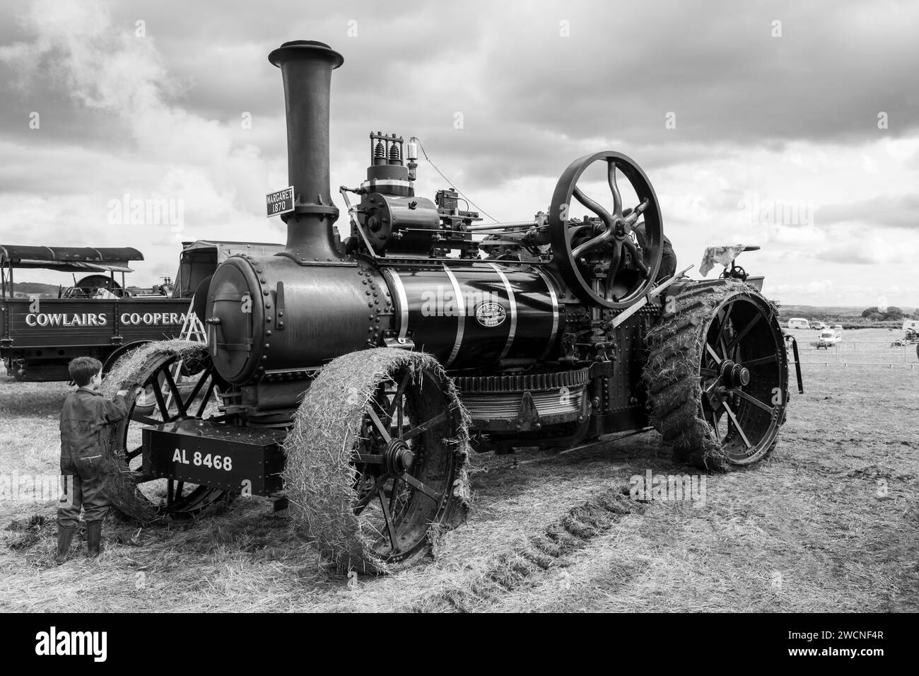 Low Ham.Somerset.United Kingdom.July 23rd 2023.A restored Fowler ...
