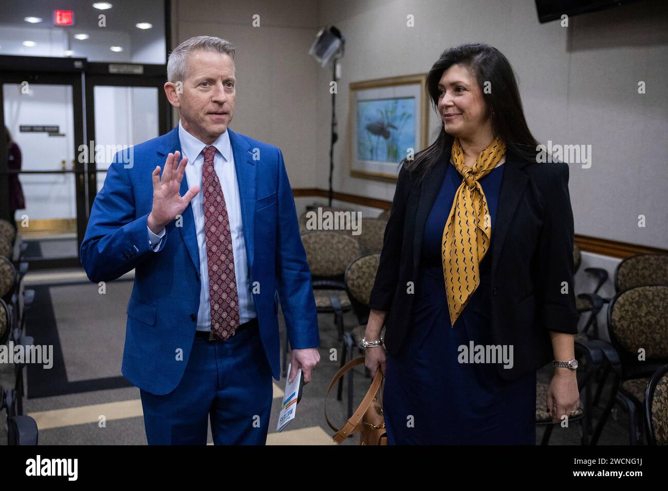 Florida State House Speaker Paul Renner and his wife, Adriana Renner ...