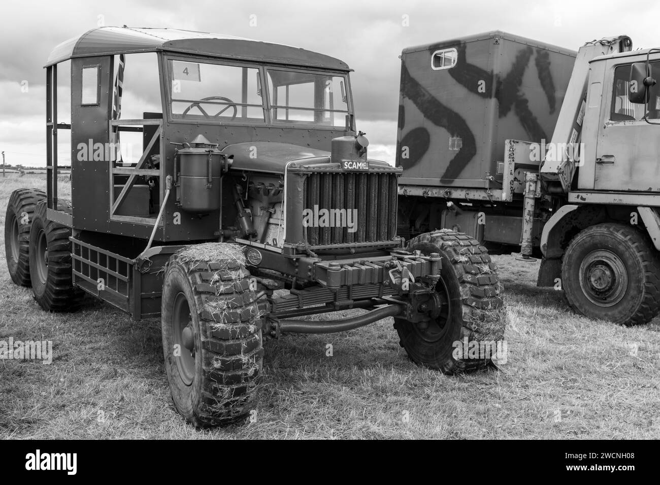 Scammell military vehicle Black and White Stock Photos & Images - Alamy