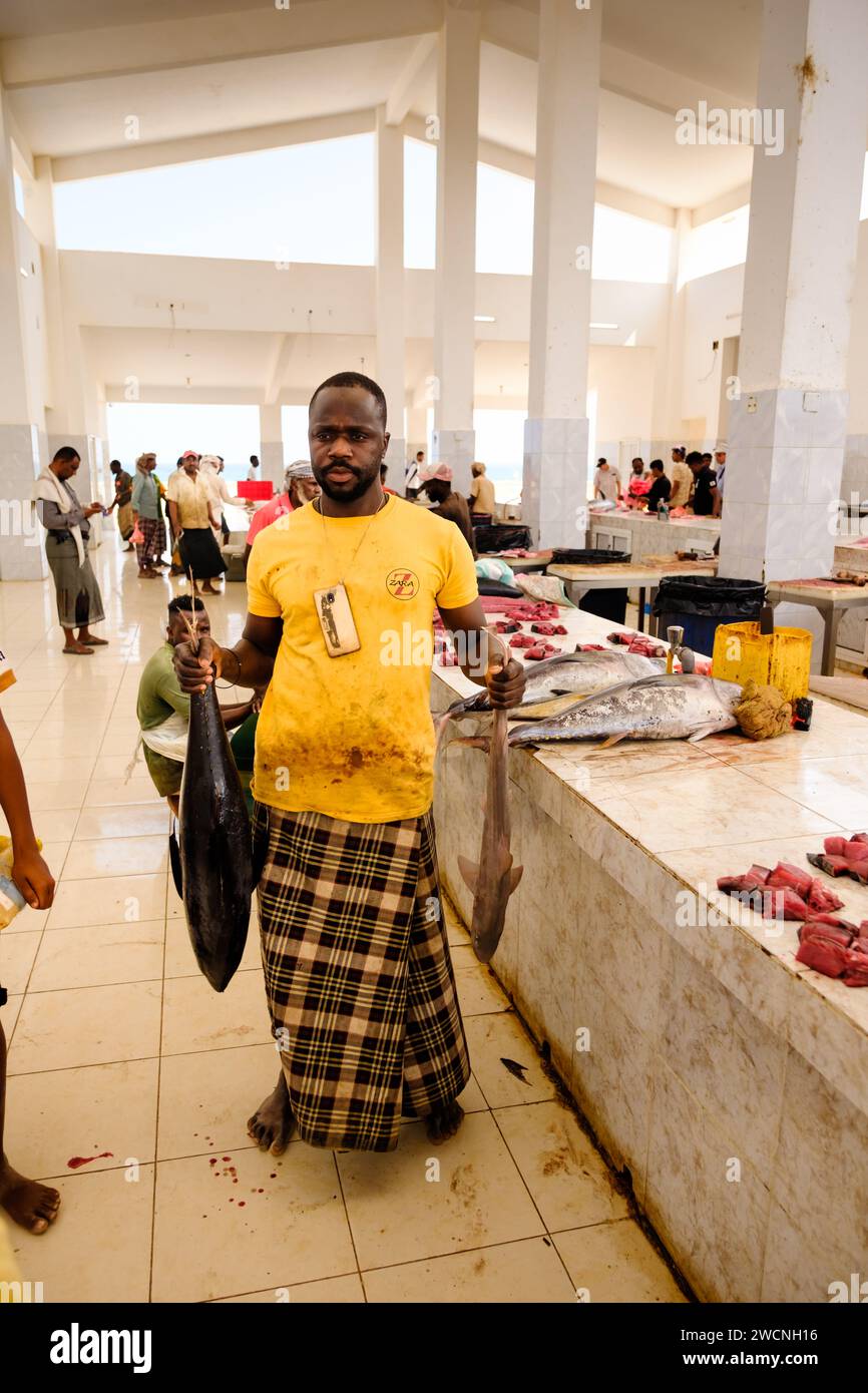 Fish market in Hadiboh Socotra Stock Photo - Alamy