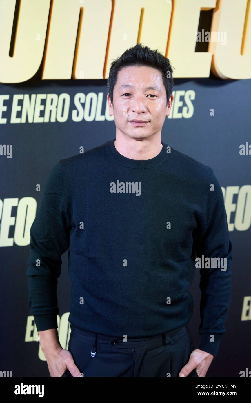 Madrid. Spain. 20240116, Alberto Jo Lee attends ‘El Correo’ Premiere at ...