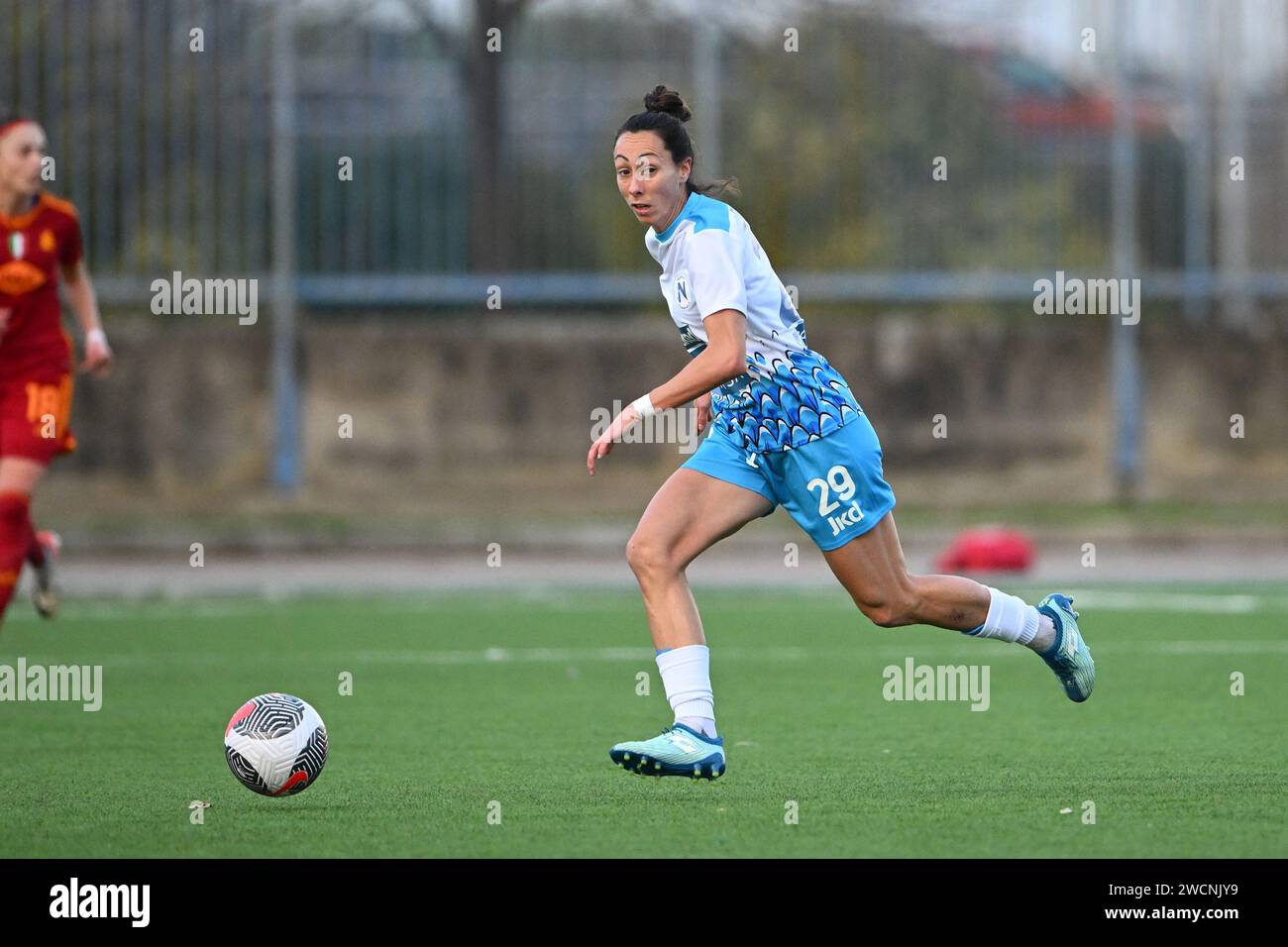 Paloma Lazaro of Napoli femminile in action during the Women's Coppa ...