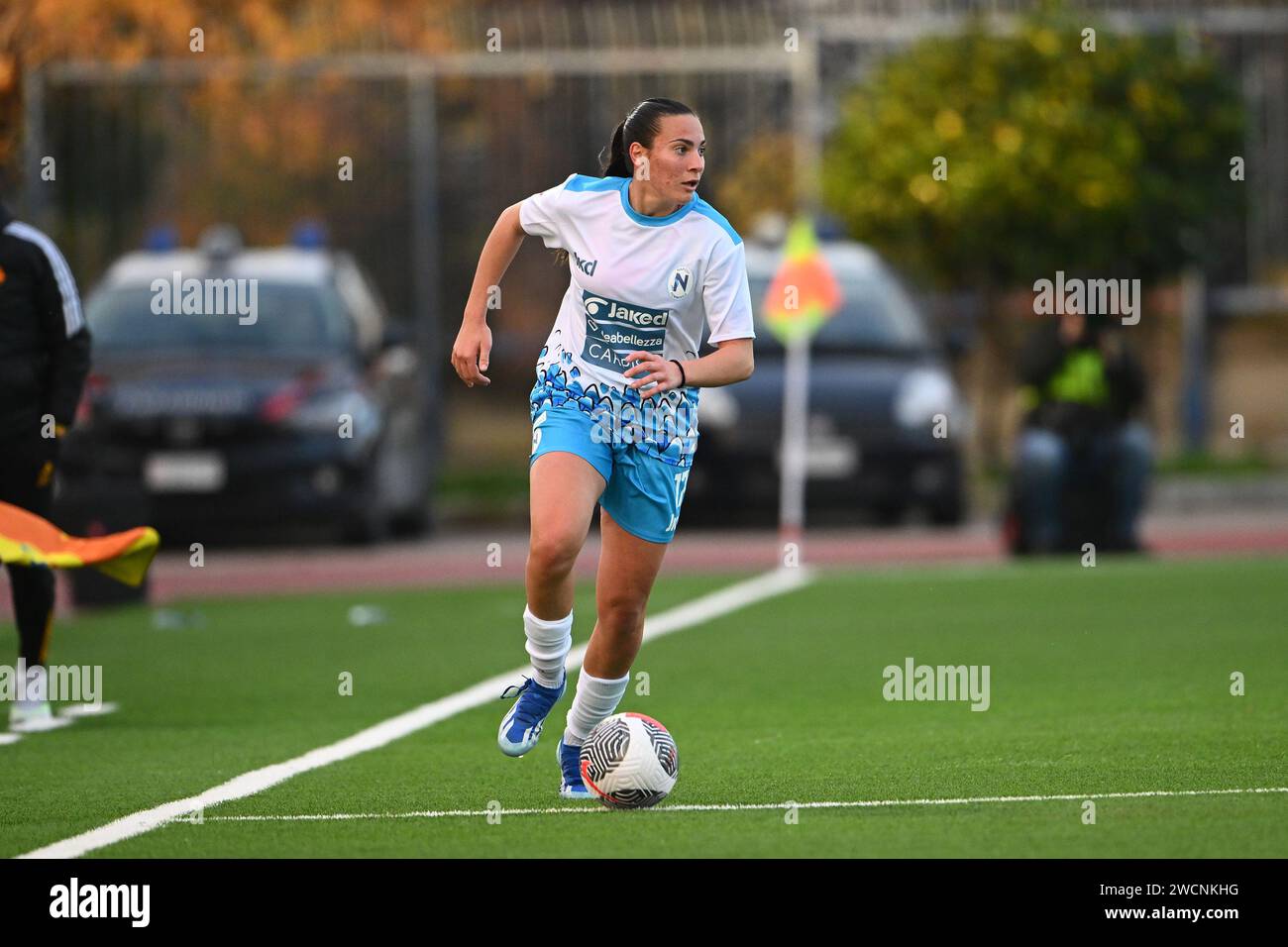 Alice Corelli of Napoli femminile in action during the Women's Coppa ...