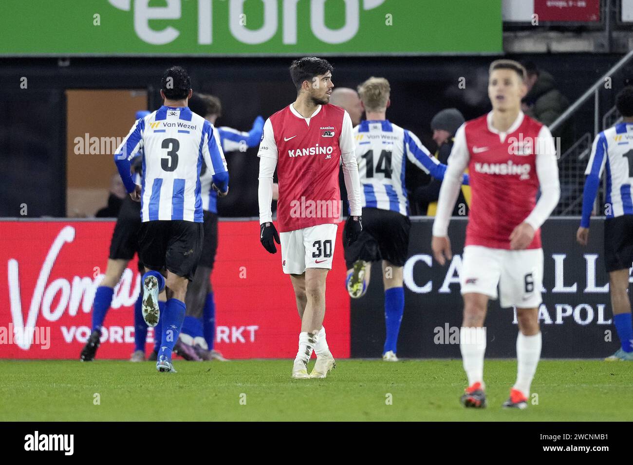 ALKMAAR - Denso Kasius of AZ Alkmaar during the TOTO KNVB Cup match ...