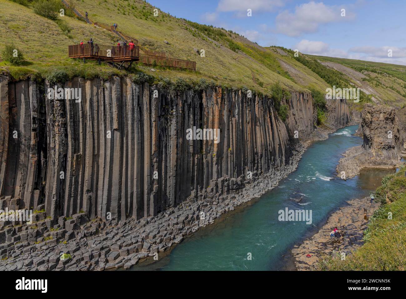 Studlagil Canyon, basalt columns, largest collection of basalt columns ... Studlagil Canyon, basalt columns, largest collection of basalt columns ...