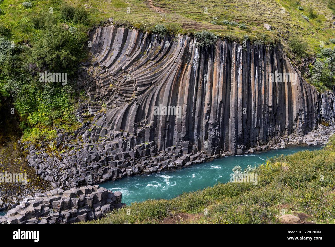 Studlagil Canyon, basalt columns. largest basalt column collection in ... Studlagil Canyon, basalt columns. largest basalt column collection in ...