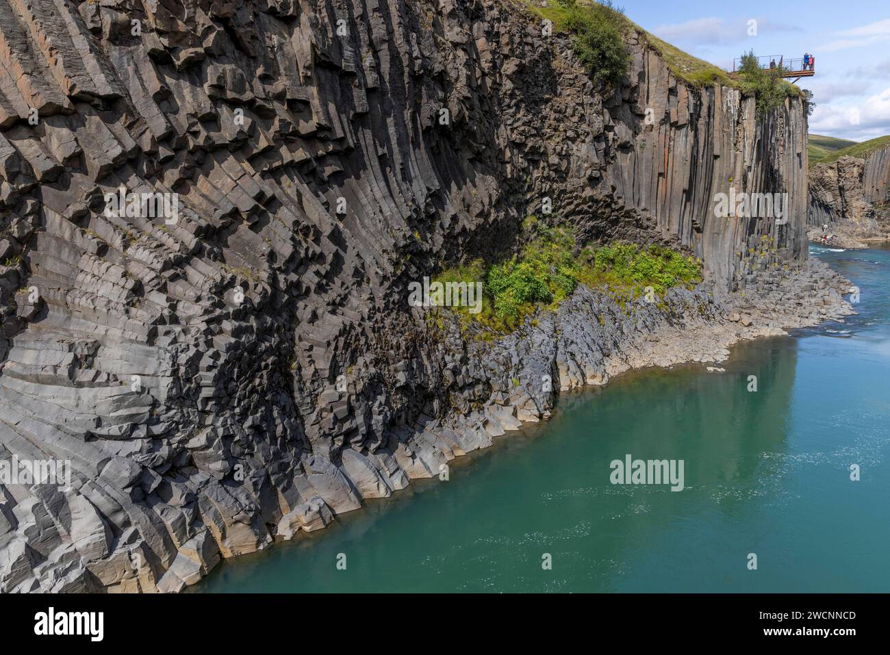 Studlagil Canyon, basalt columns, largest collection of basalt columns ... Studlagil Canyon, basalt columns, largest collection of basalt columns ...