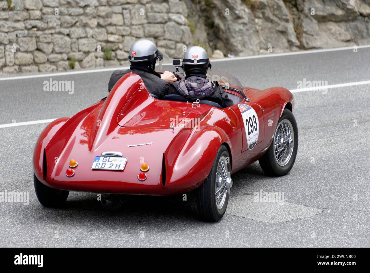 Mille Miglia 2014 or 1000 Miglia, No. 293, Bianchi Panhard 750 Sport ...