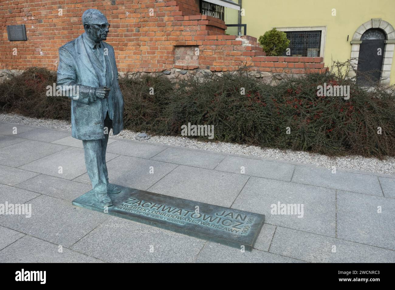Jan Zachwatowic Monument, director of the reconstruction of Warsaw's ...