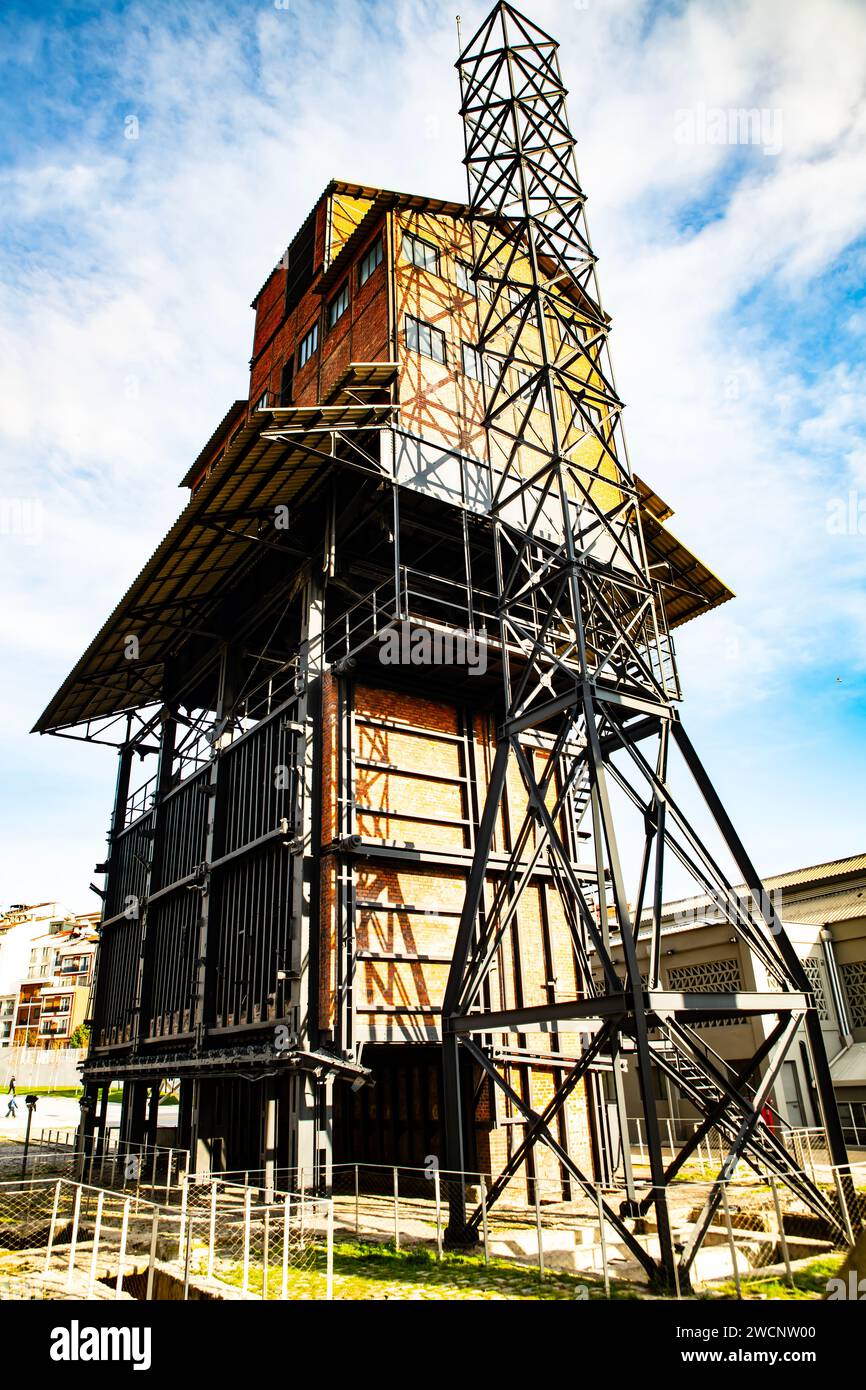 One of the historical buildings in Istanbul, the gas plant building ...