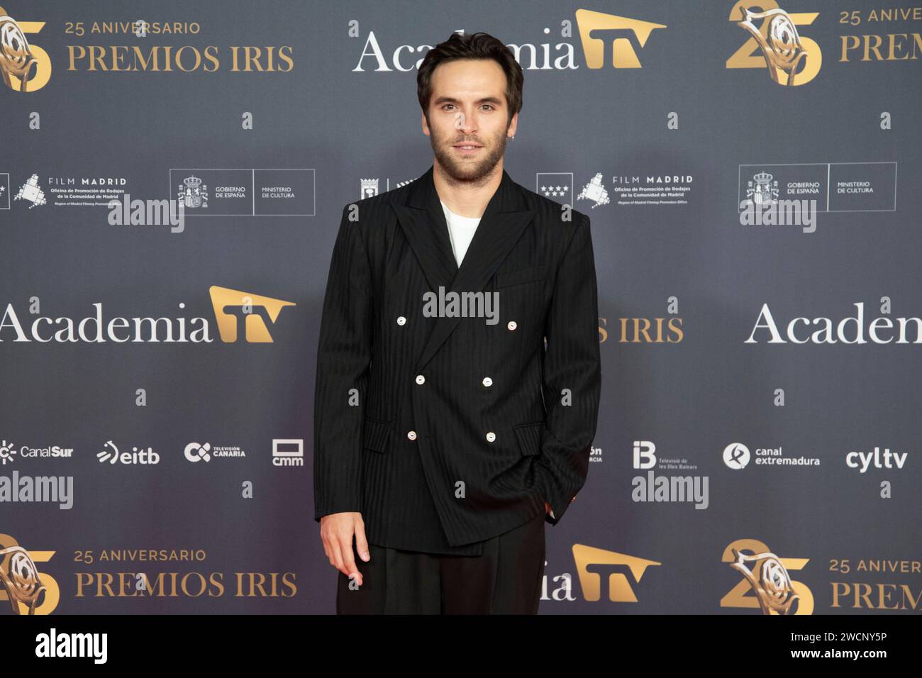 Ricardo Gómez attends the ceremony of the Iris Awards granted by the ...
