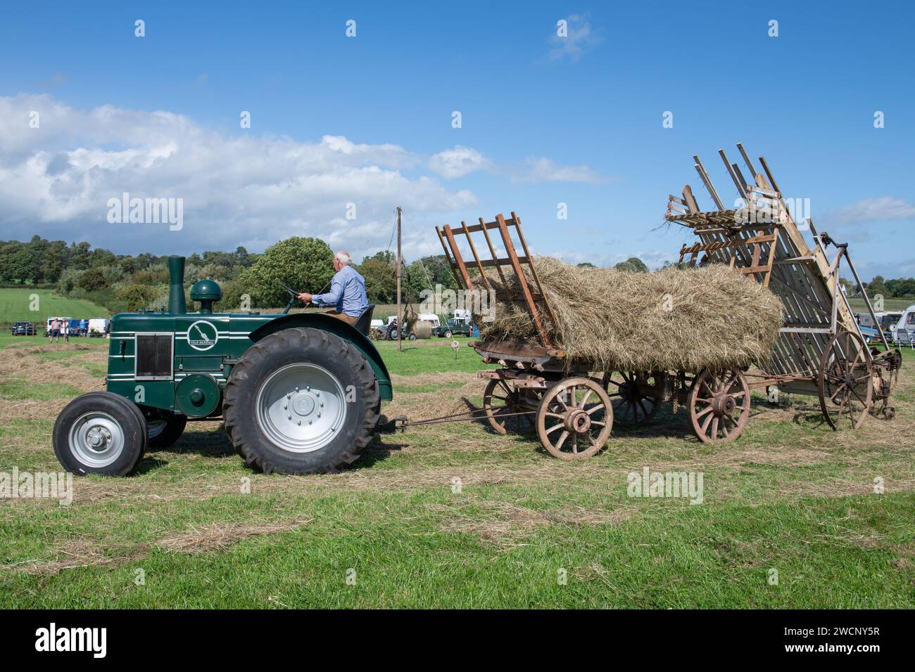 Drayton.Somerset.United kingdom.August 19th 2023.A restored Field ...