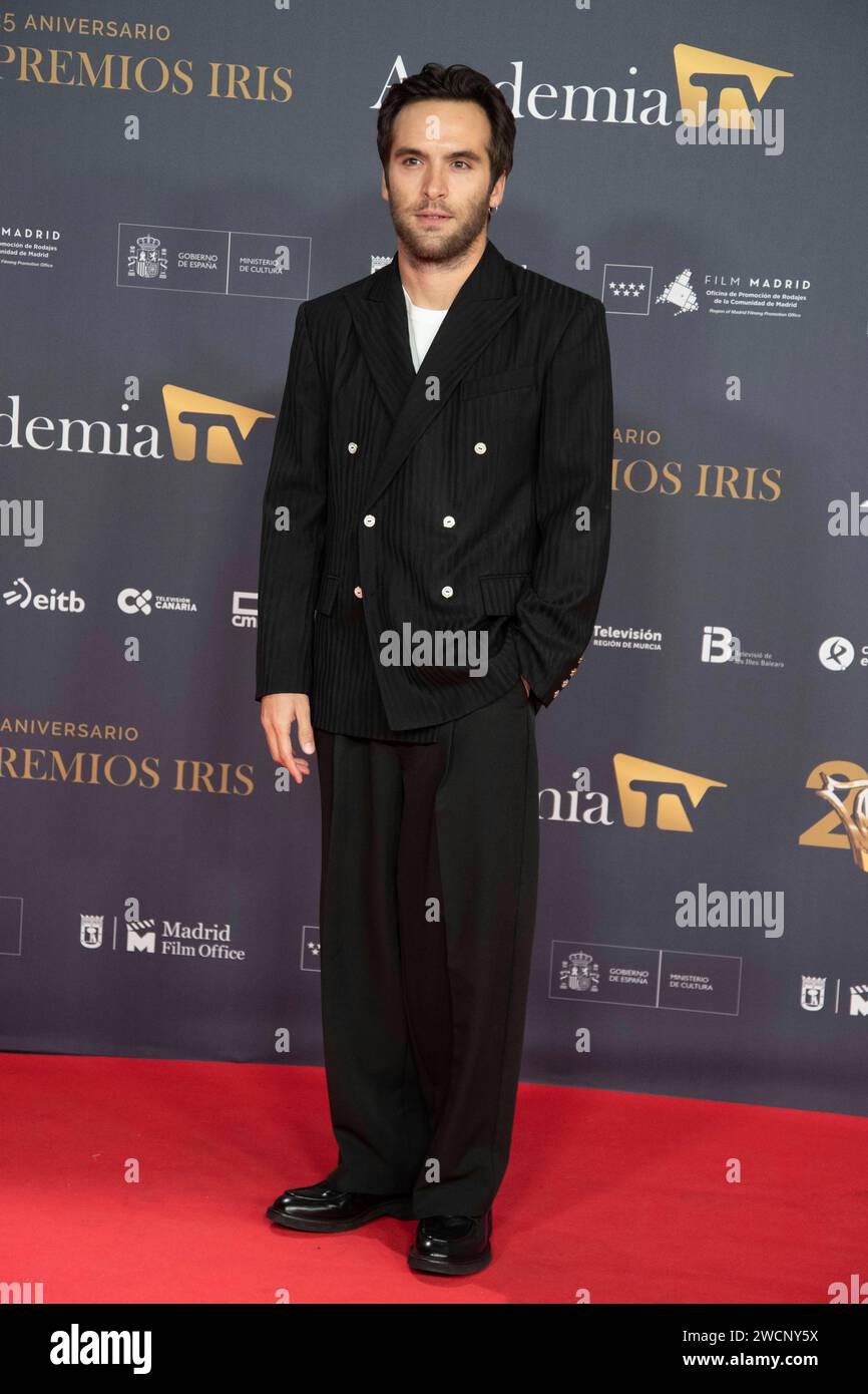 Ricardo Gómez attends the ceremony of the Iris Awards granted by the ...