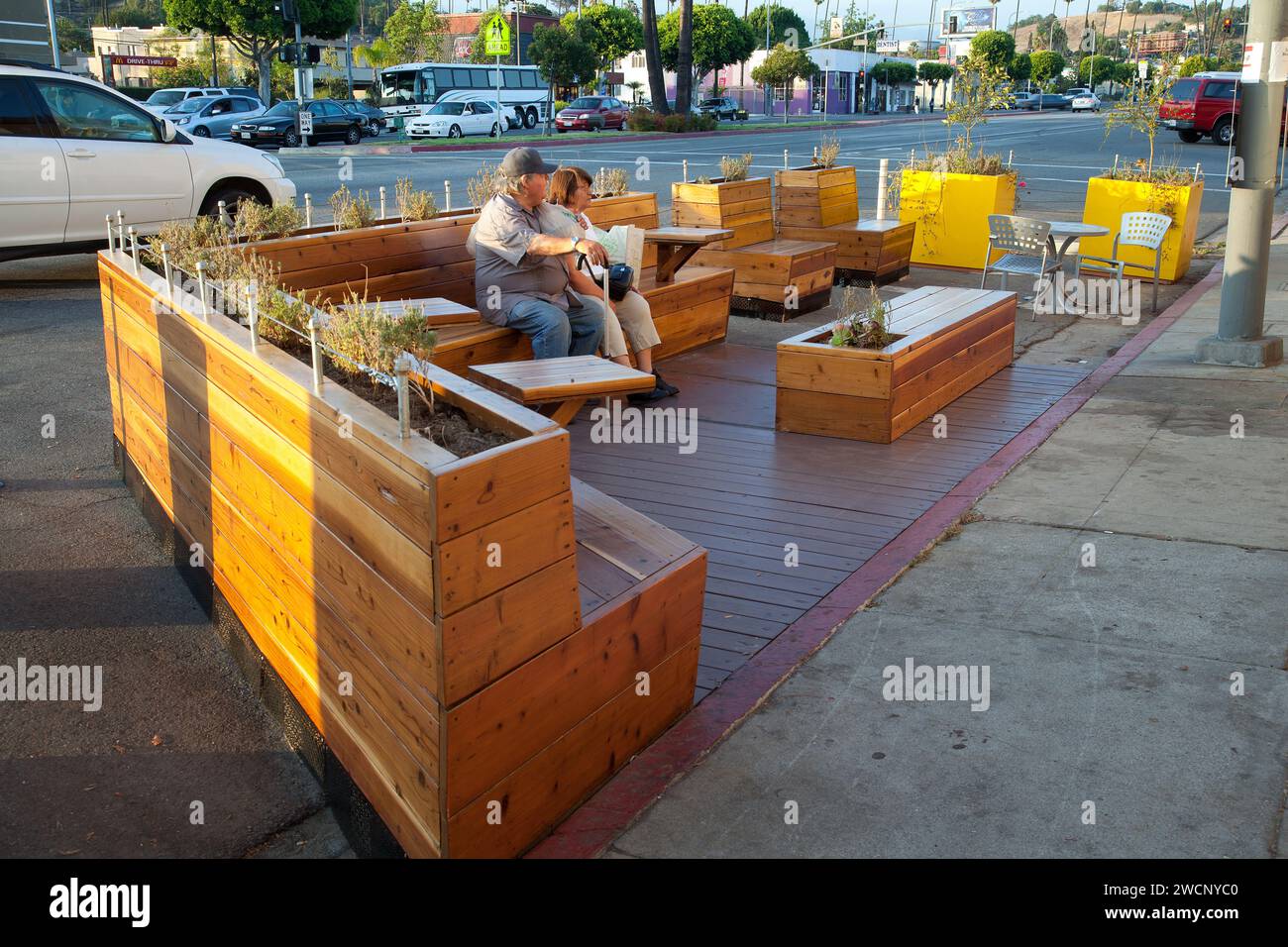 Convert on street parking spaces hi-res stock photography and images - Alamy